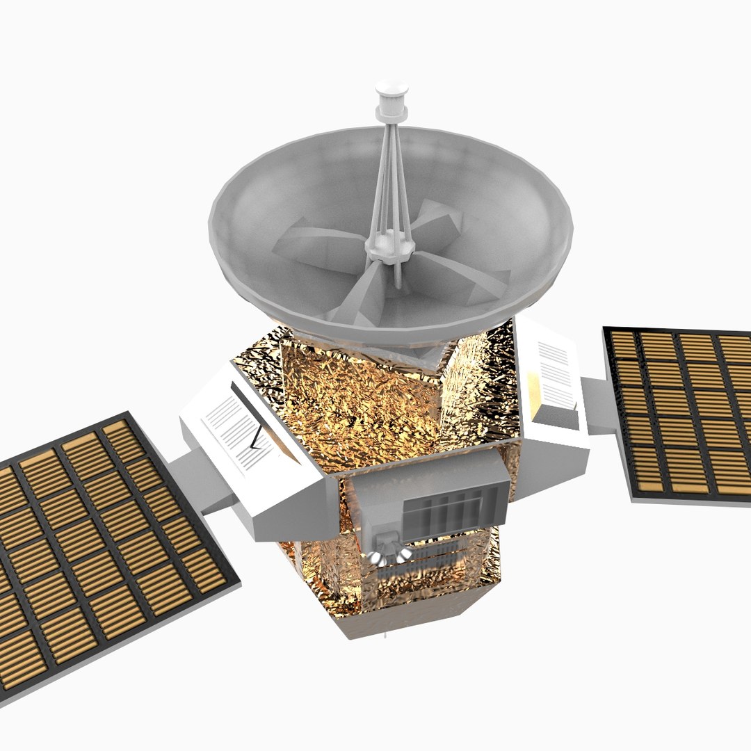 Communications Satellite 3d Model