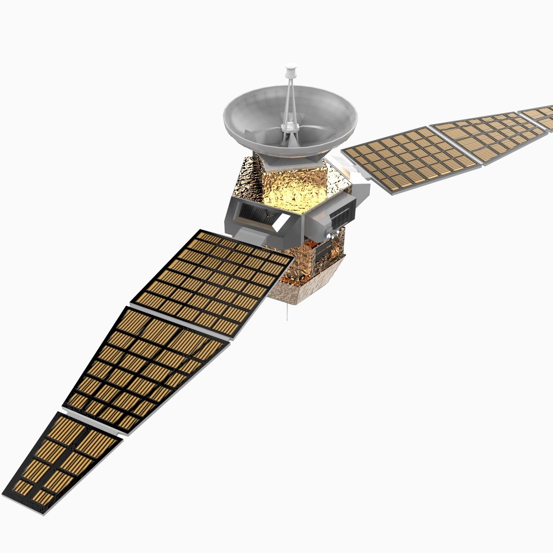 Communications Satellite 3d Model