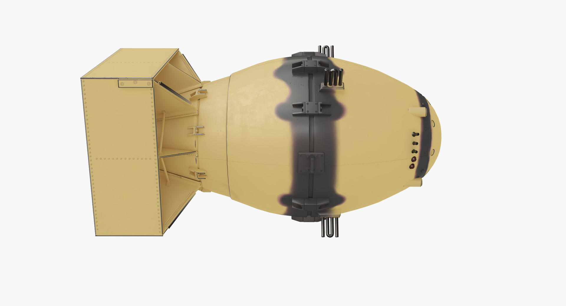 US MARK III A-BOMB FAT MAN 3D Model - TurboSquid 2211362