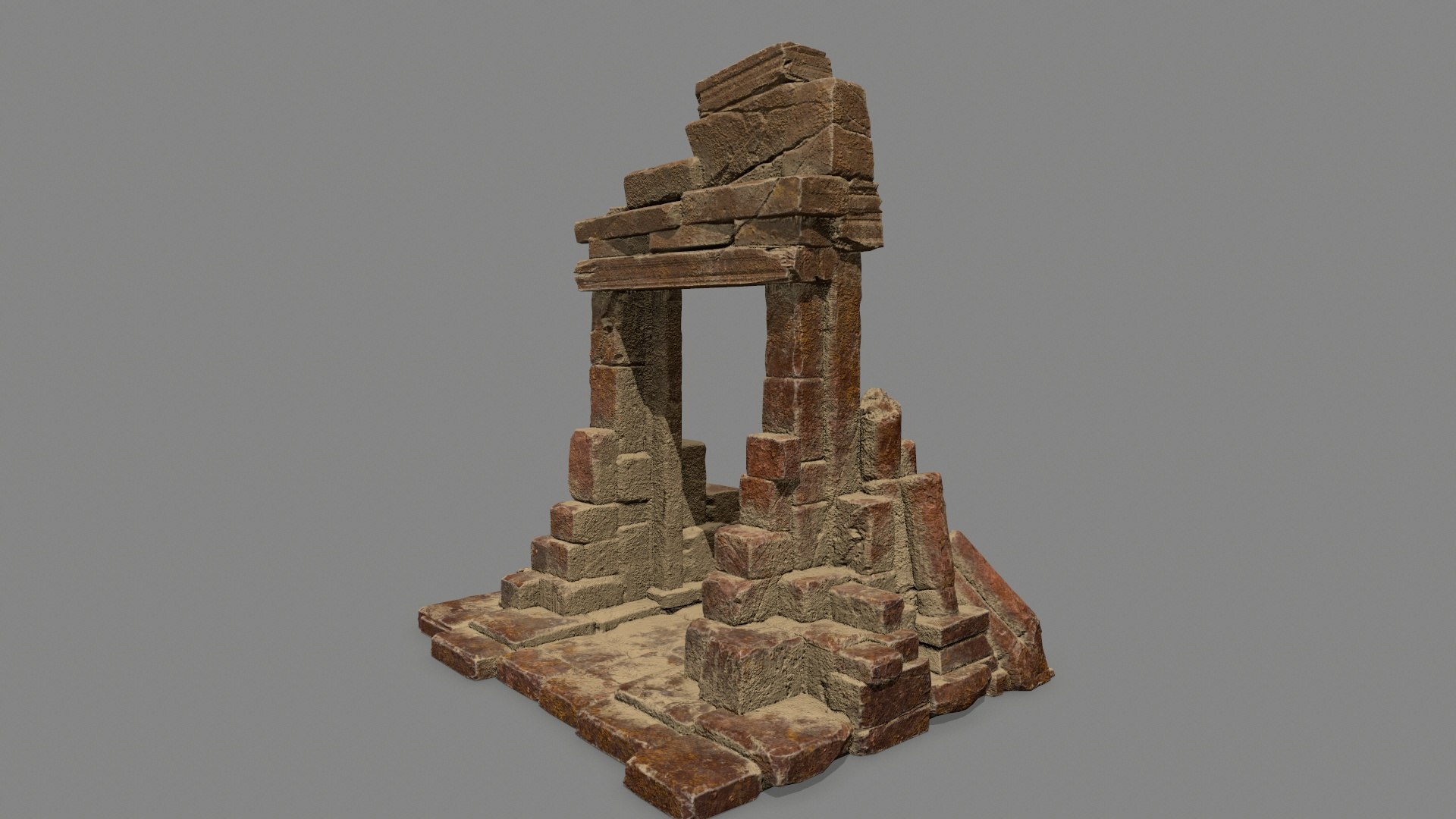 Rock Gate 3D Model - TurboSquid 2139763