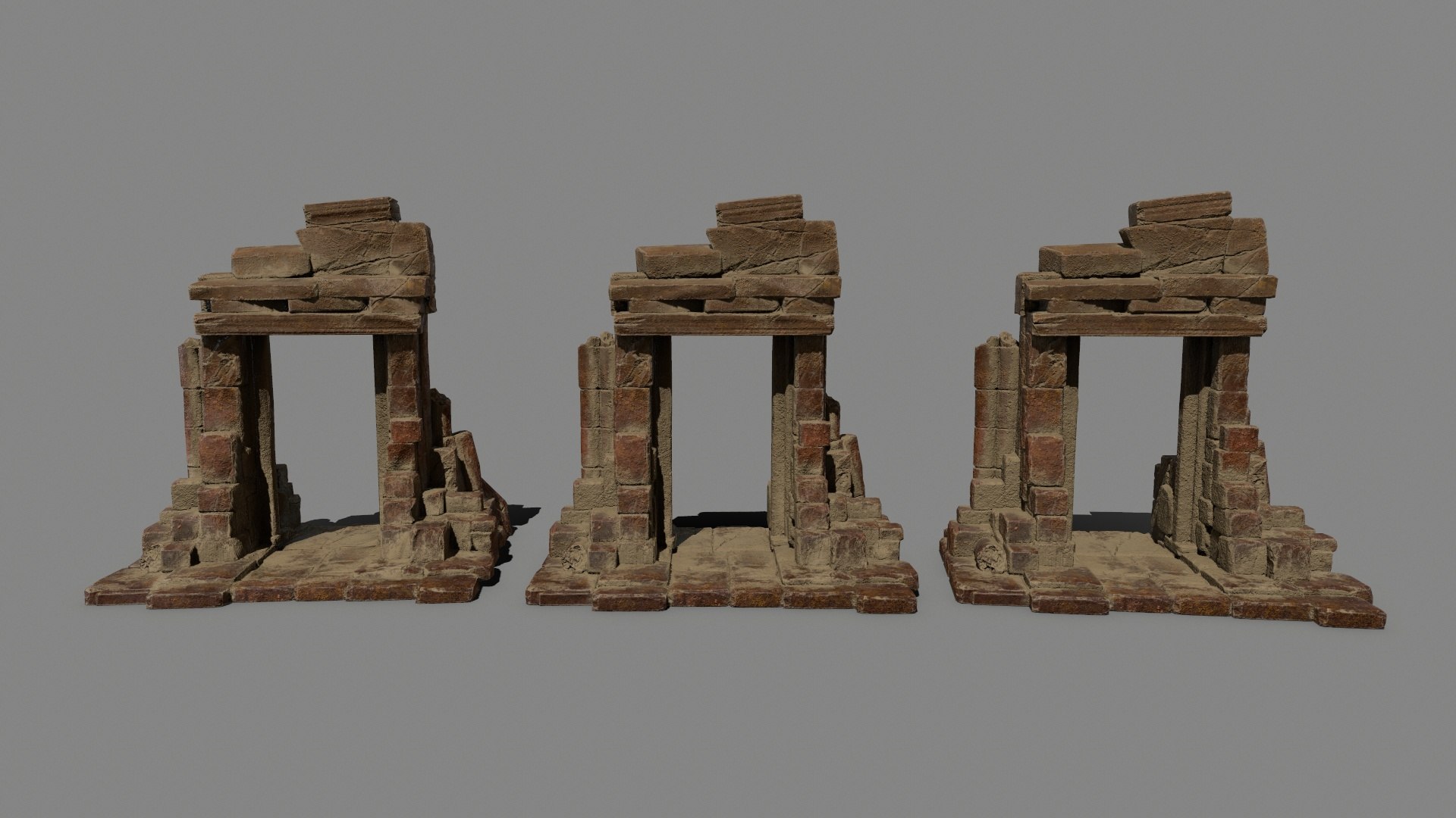 Rock Gate 3D Model - TurboSquid 2139763