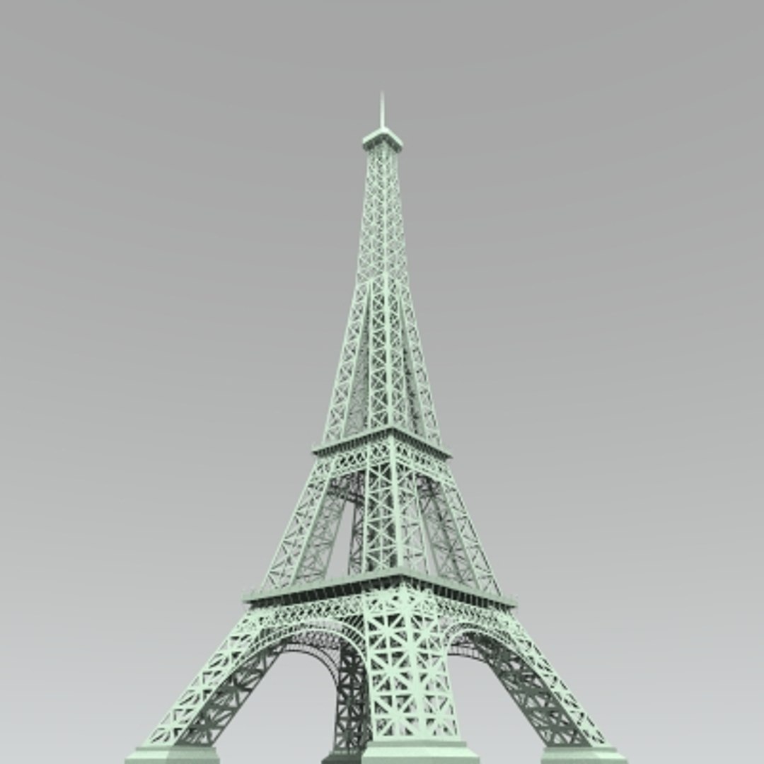 Eiffel Tower 3d Model