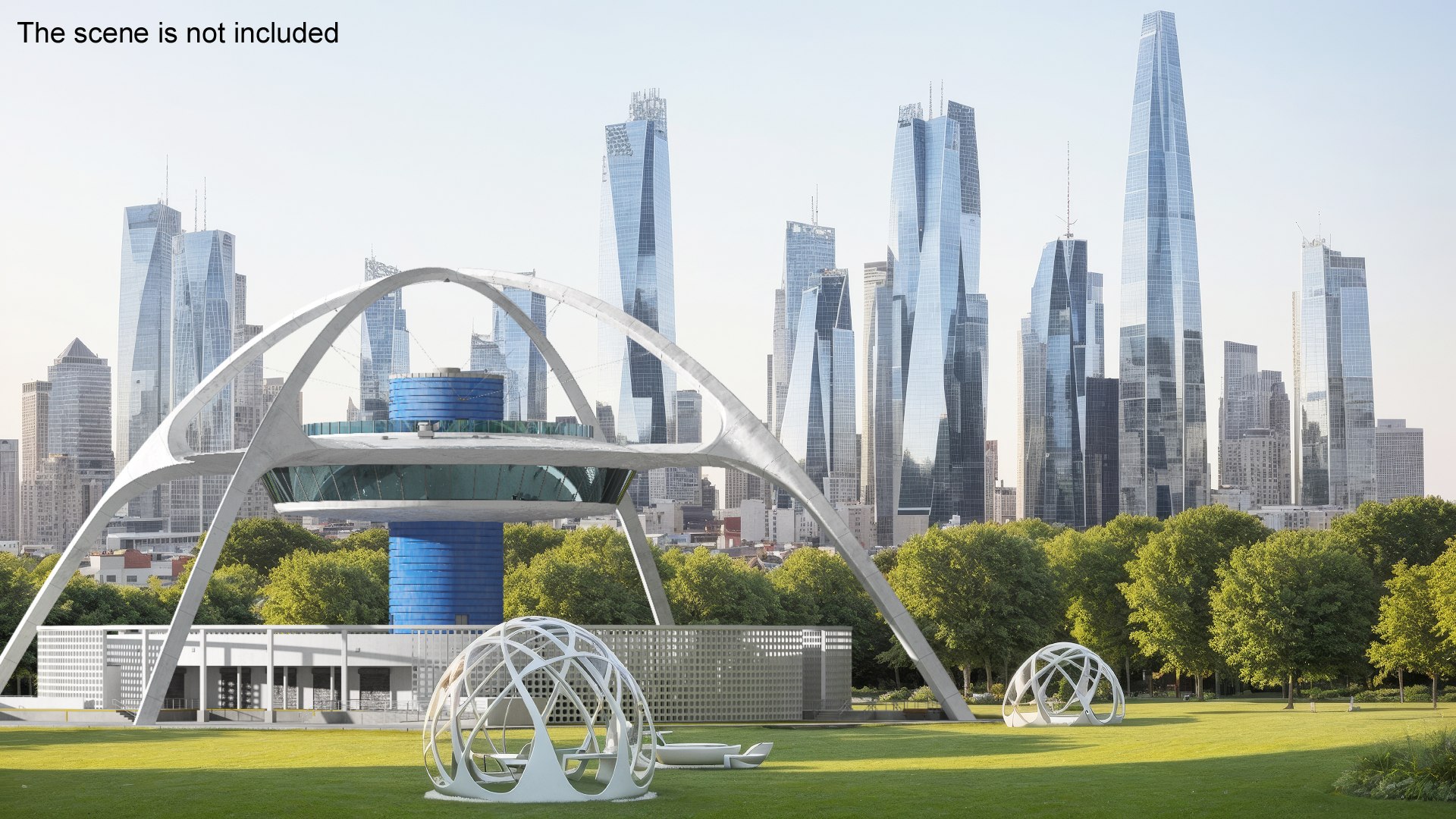 3D LAX Theme Building Model - TurboSquid 2328700