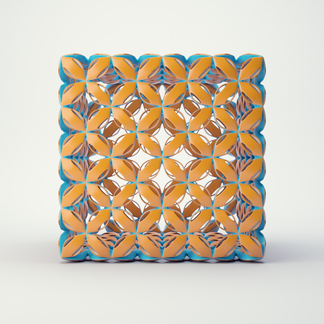 3D pattern cube - TurboSquid 1575189