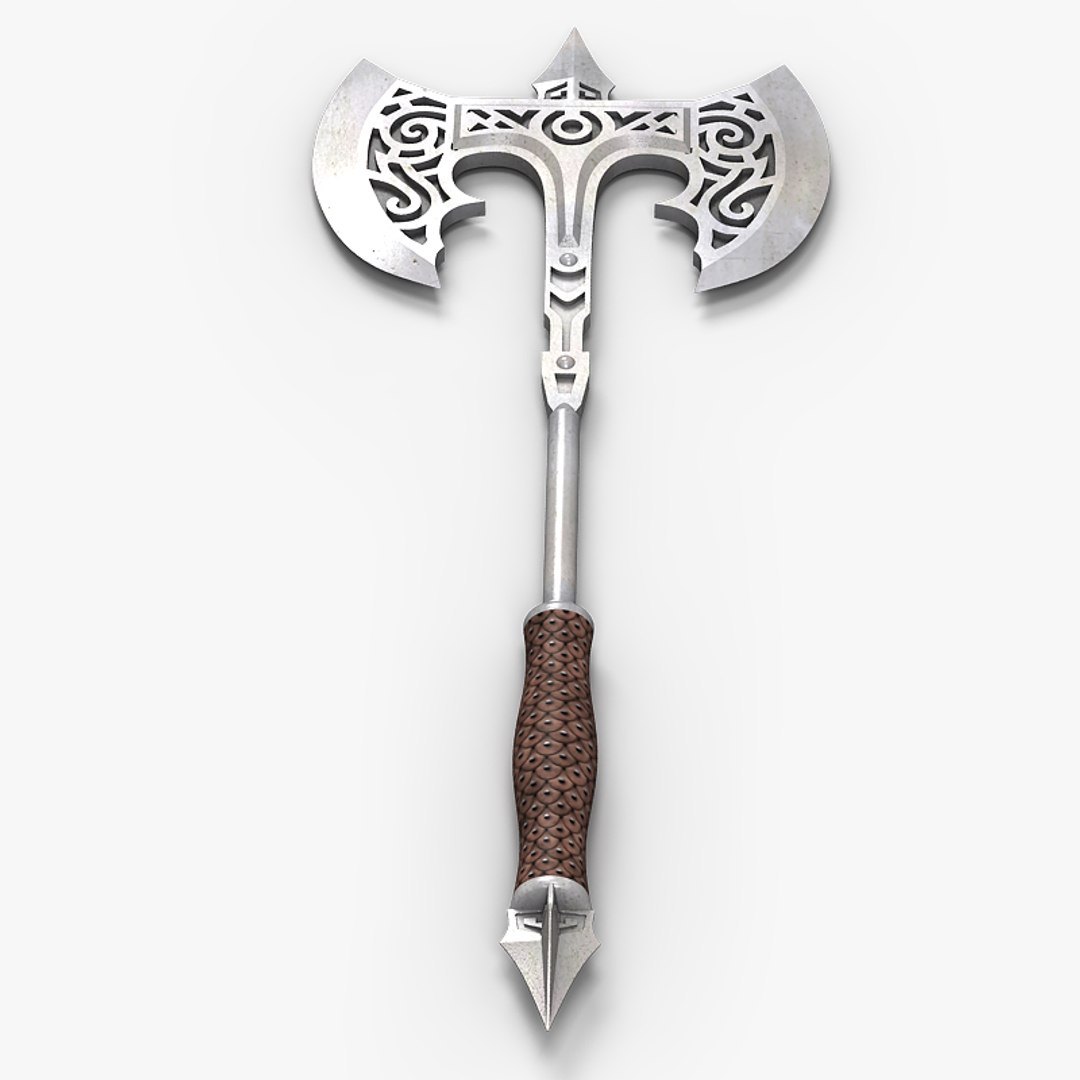 Battle Axe 3d Model