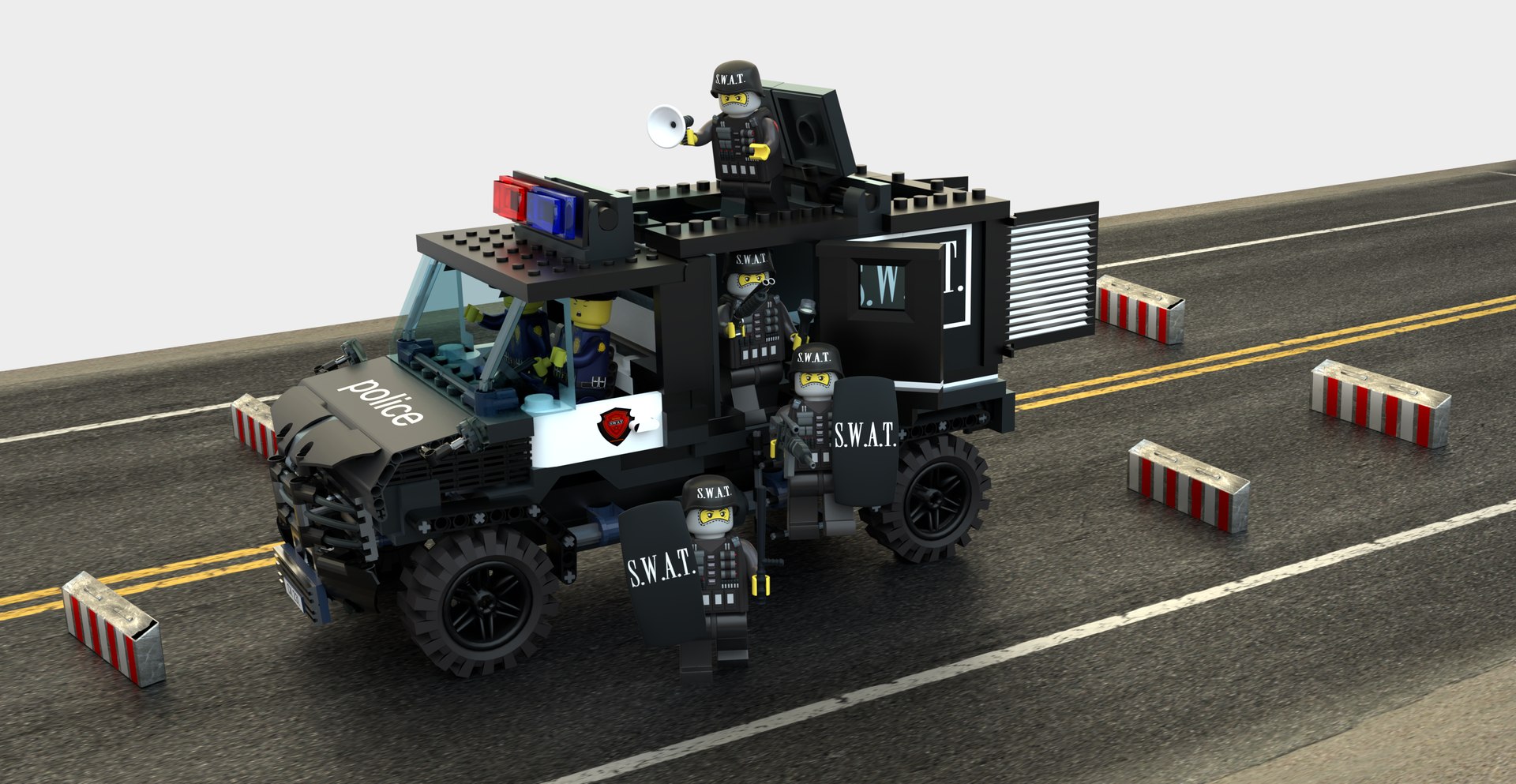 3D Swat Van Officer T - TurboSquid 1338254