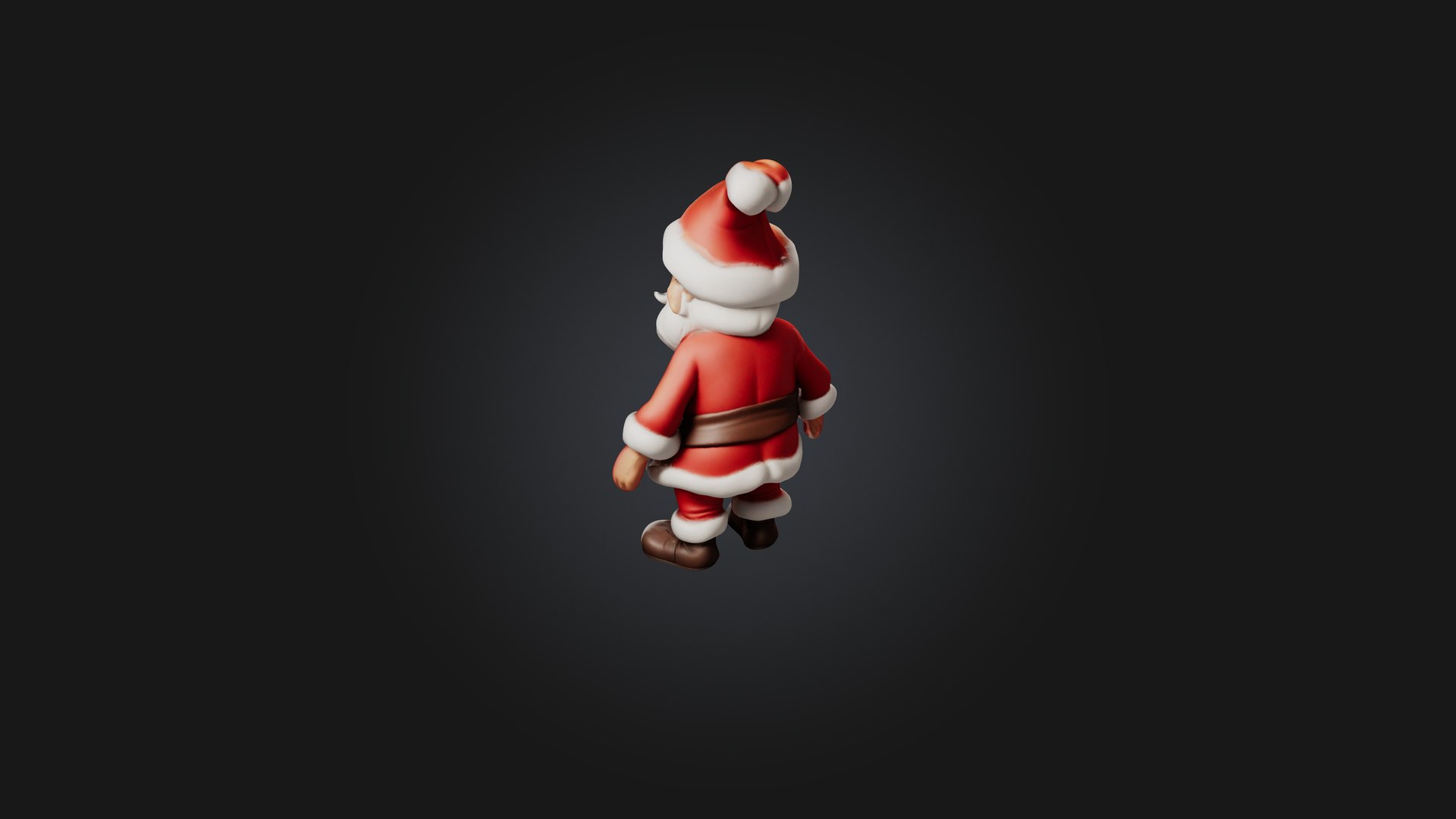 3D Model Cartoon Santa - TurboSquid 2291852