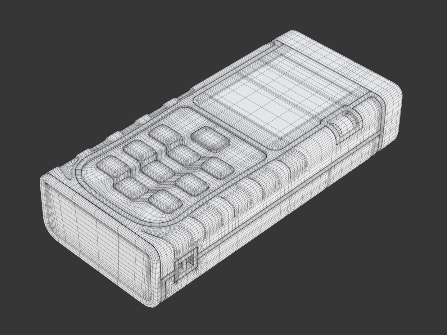 3D distance laser meter - TurboSquid 1366544