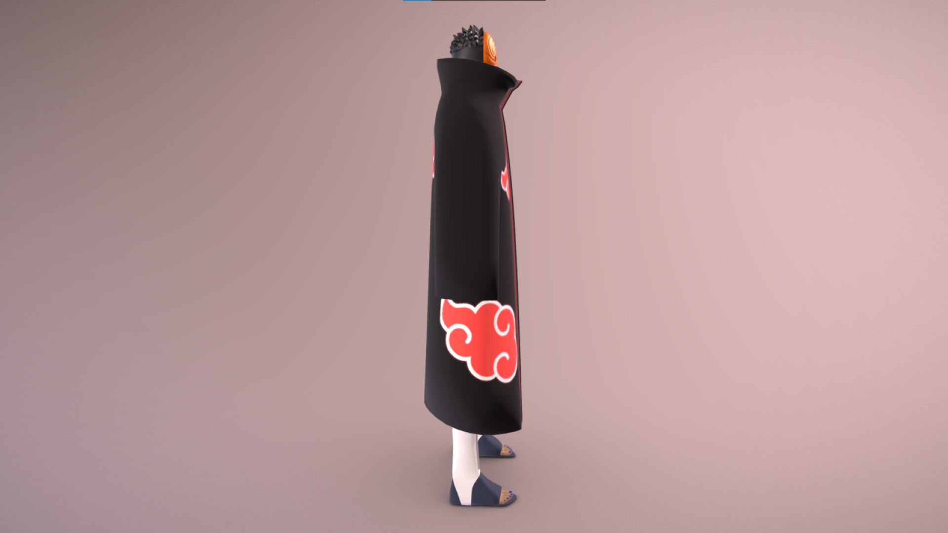Obito Uchiha - Sharingan Akatsuki 3D Model - TurboSquid 2241526