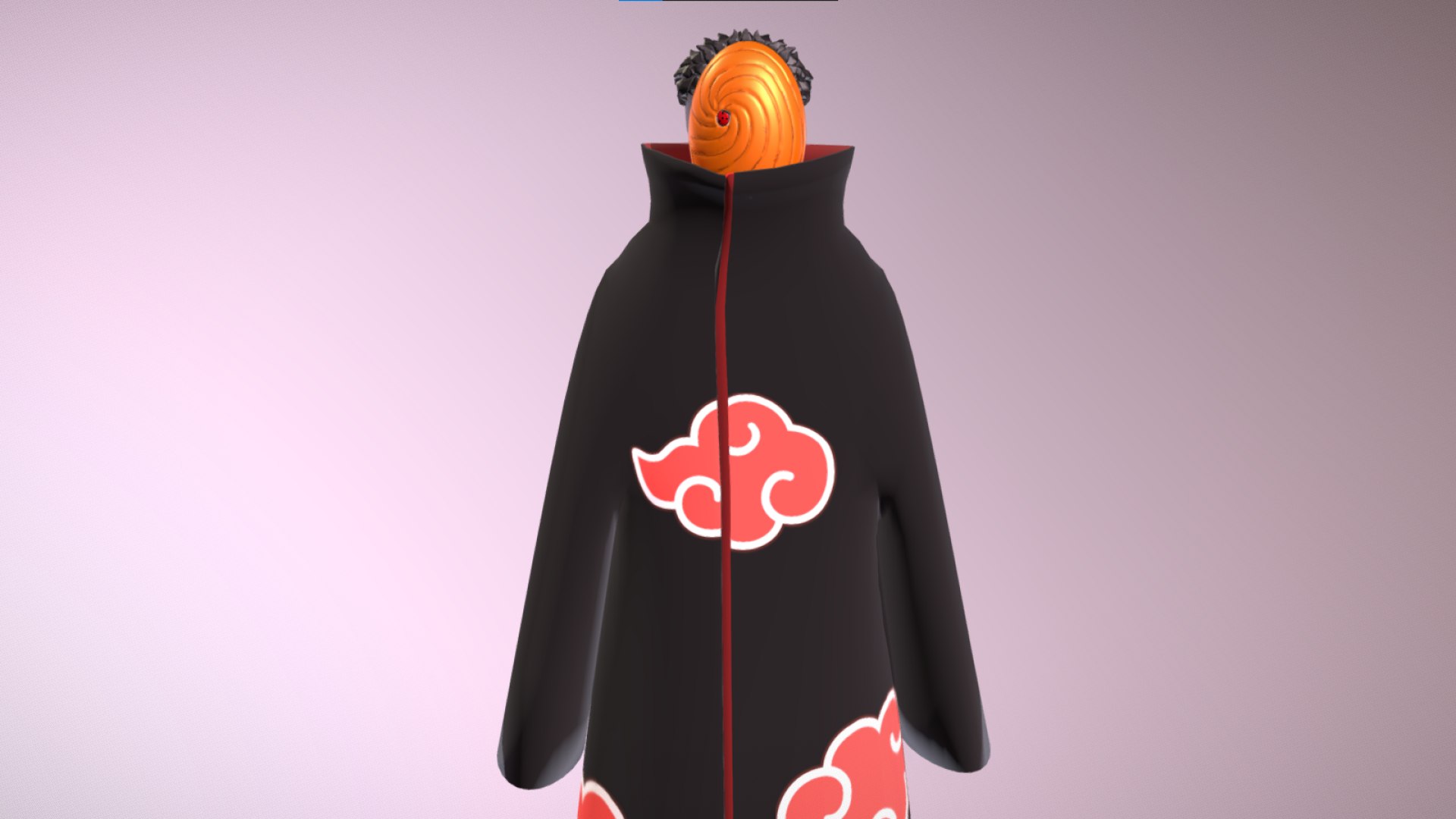 Obito Uchiha - Sharingan Akatsuki 3D Model - TurboSquid 2241526