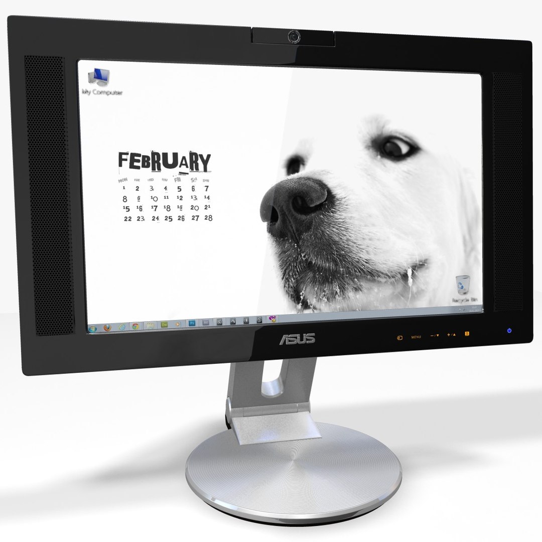 3d Monitor Asus Lcd Pw201