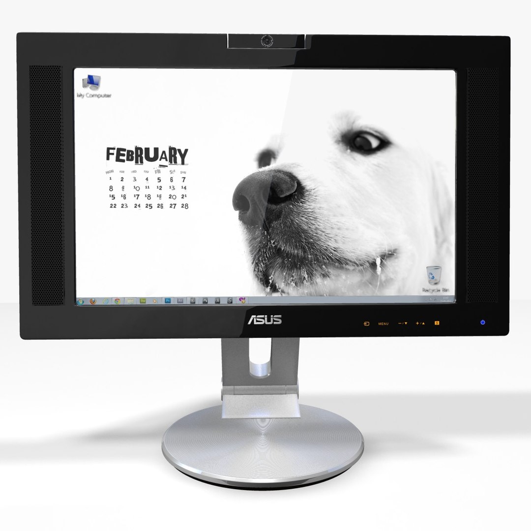 3d Monitor Asus Lcd Pw201