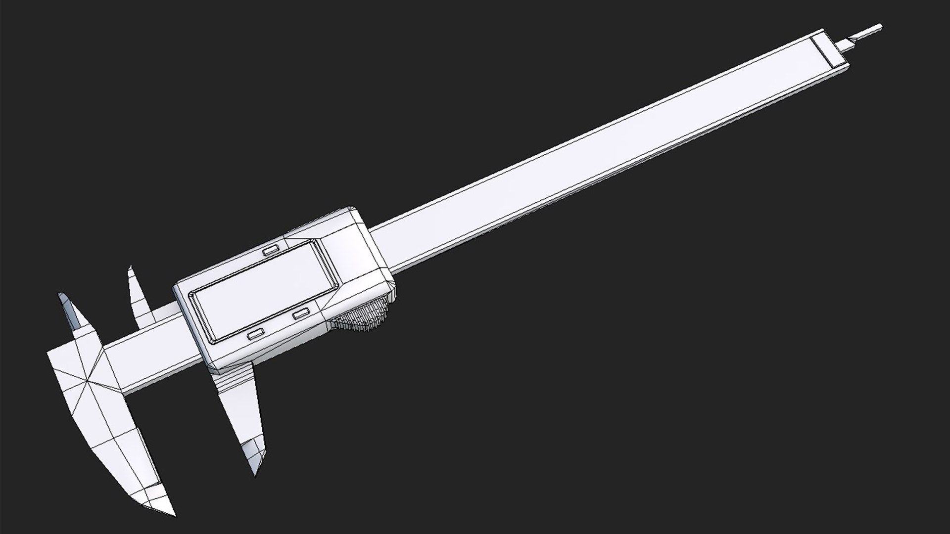 Digital Caliper 3D Model - TurboSquid 2124797