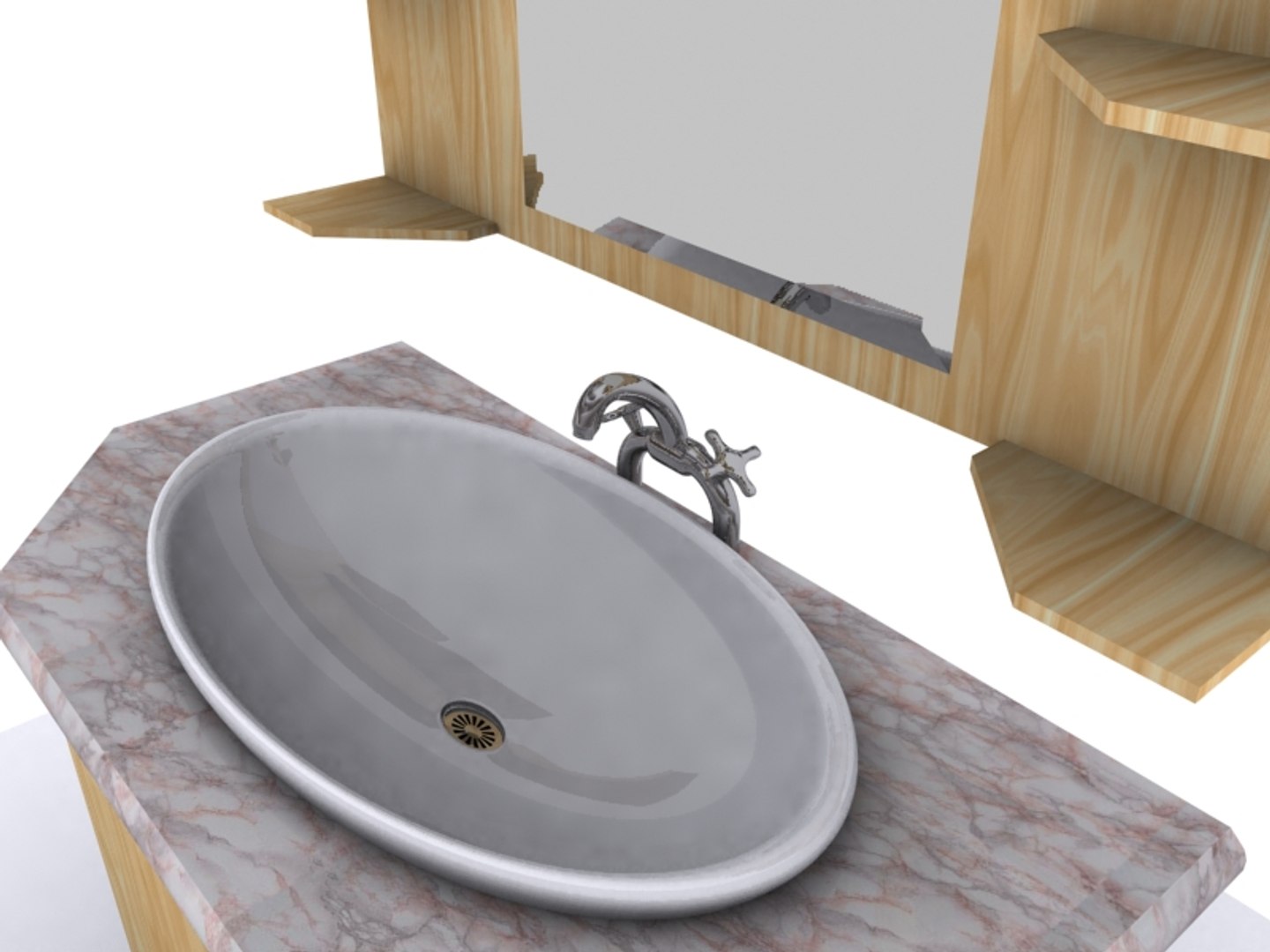 Free Bath Accessories Sanitary 3d Model