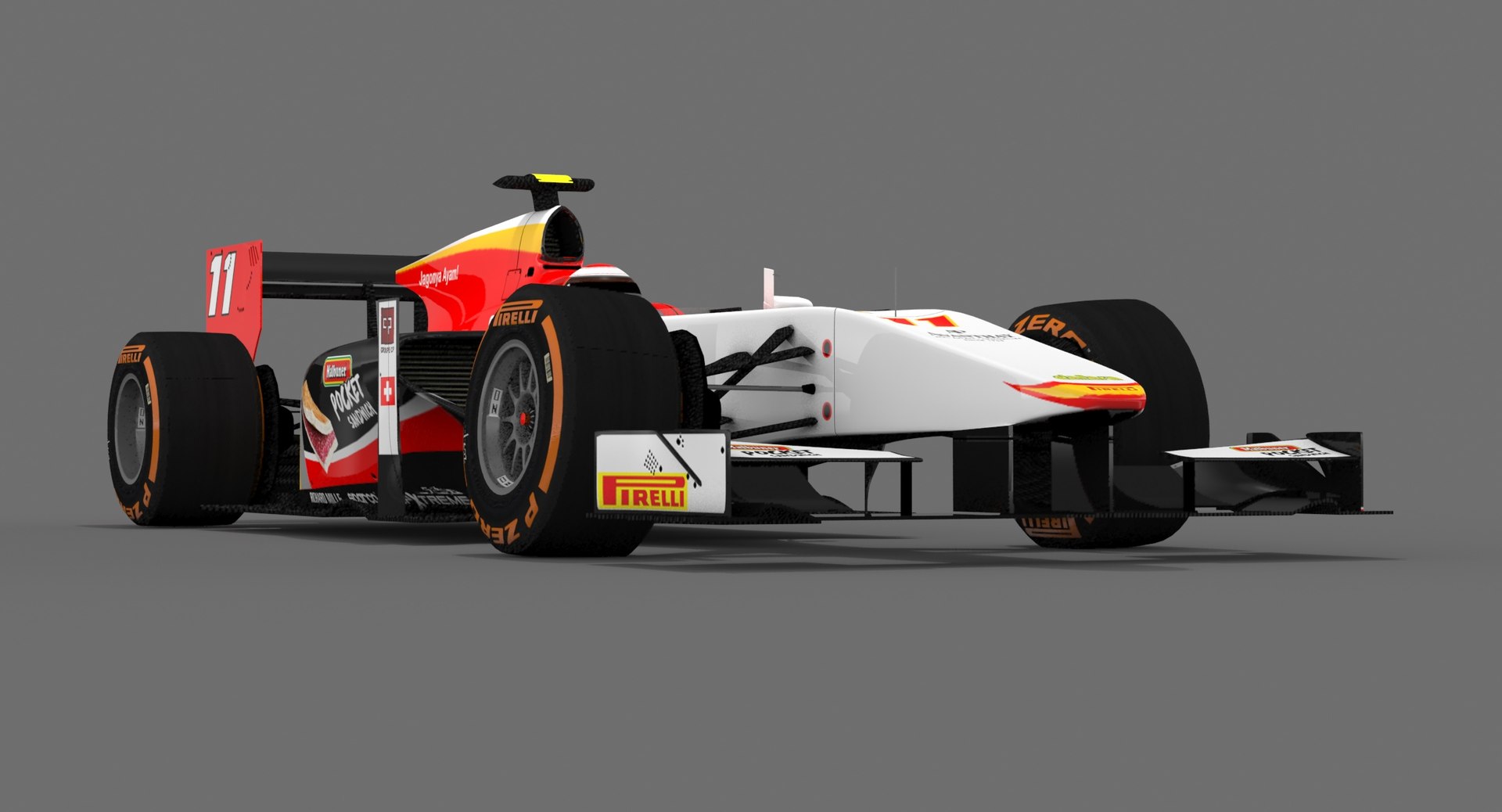 3D Campos Racing Formula 2 - TurboSquid 1150673