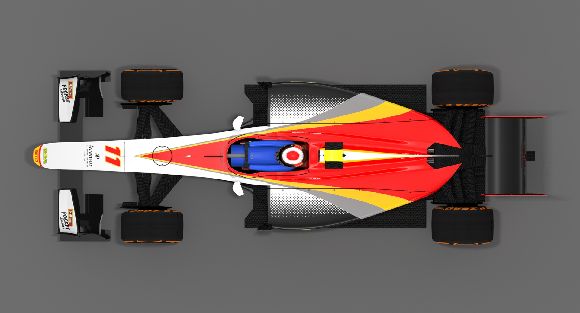 3D campos racing formula 2 - TurboSquid 1150673