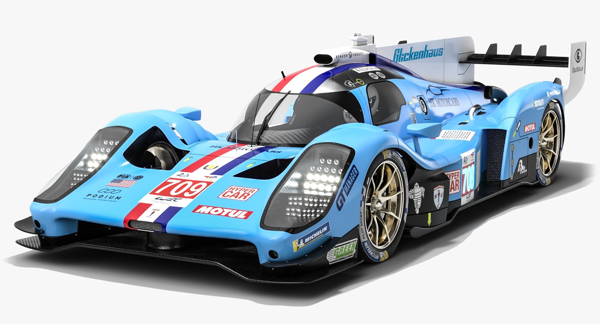 Glickenhaus SCG 007 LMH Hypercar 709 WEC Season 2023 3D model ...