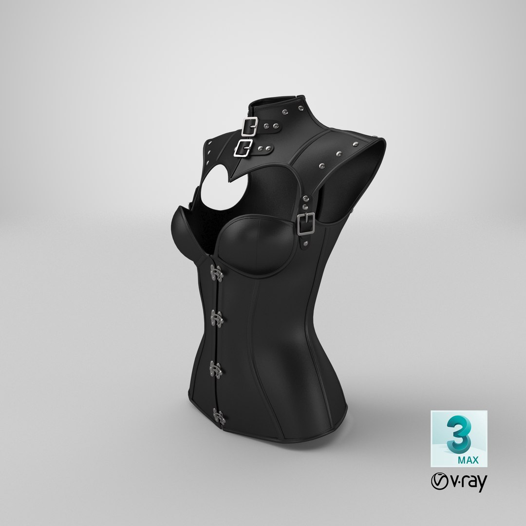 3D Model Corset 2v PBR - TurboSquid 1798981