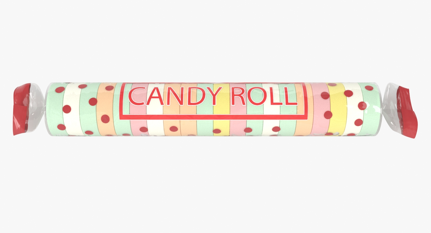 3D model candy roll - TurboSquid 1312629