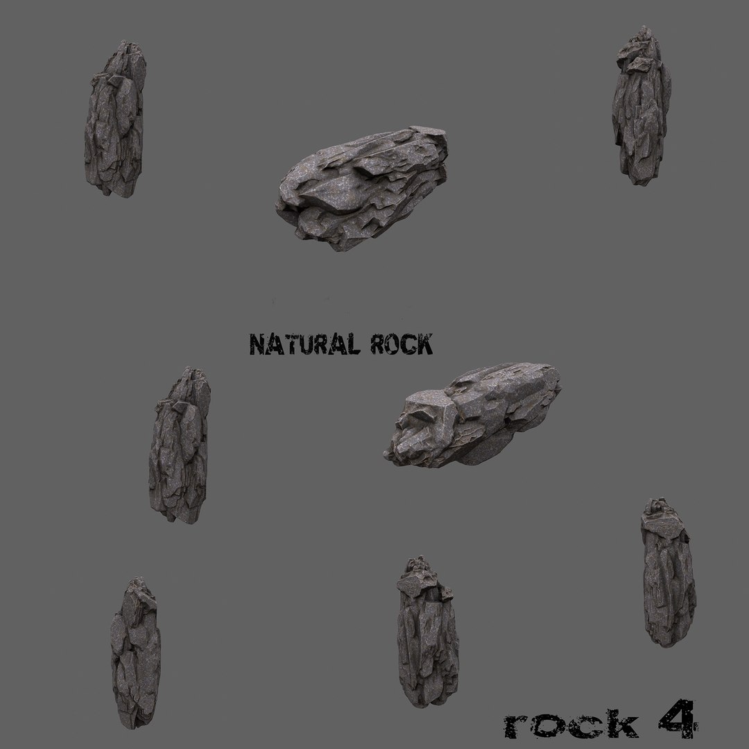 3d Obj Mountain Rock