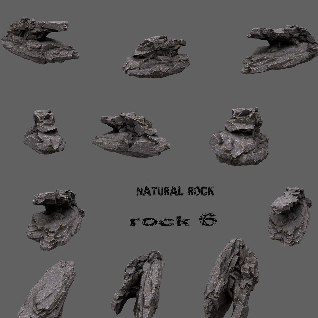 3d Obj Mountain Rock