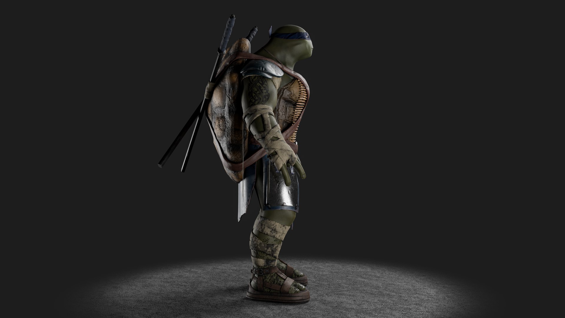 3D TMNT Game Ready - TurboSquid 1730184