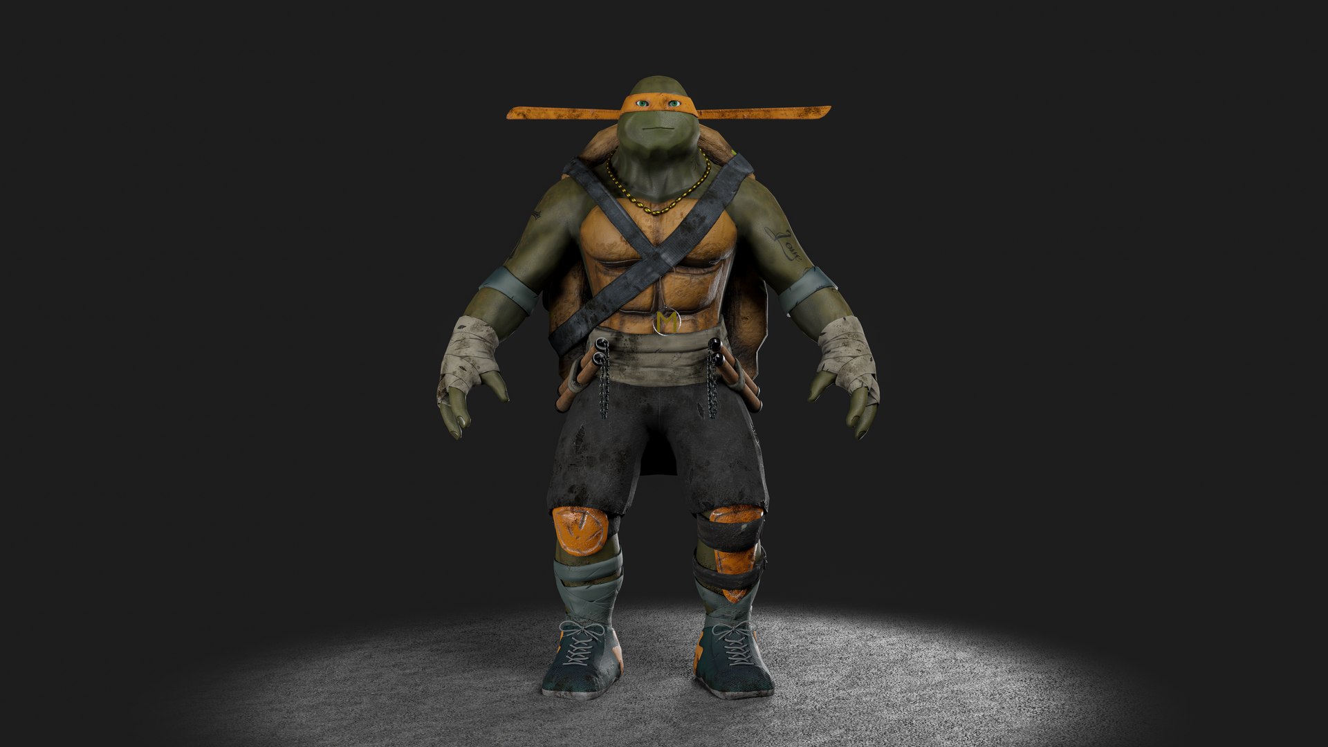 3D TMNT Game Ready - TurboSquid 1730184