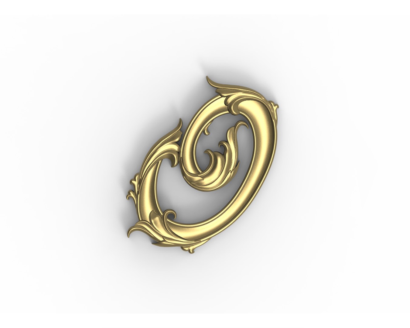 3D Letter O Floral 3D - TurboSquid 2169487