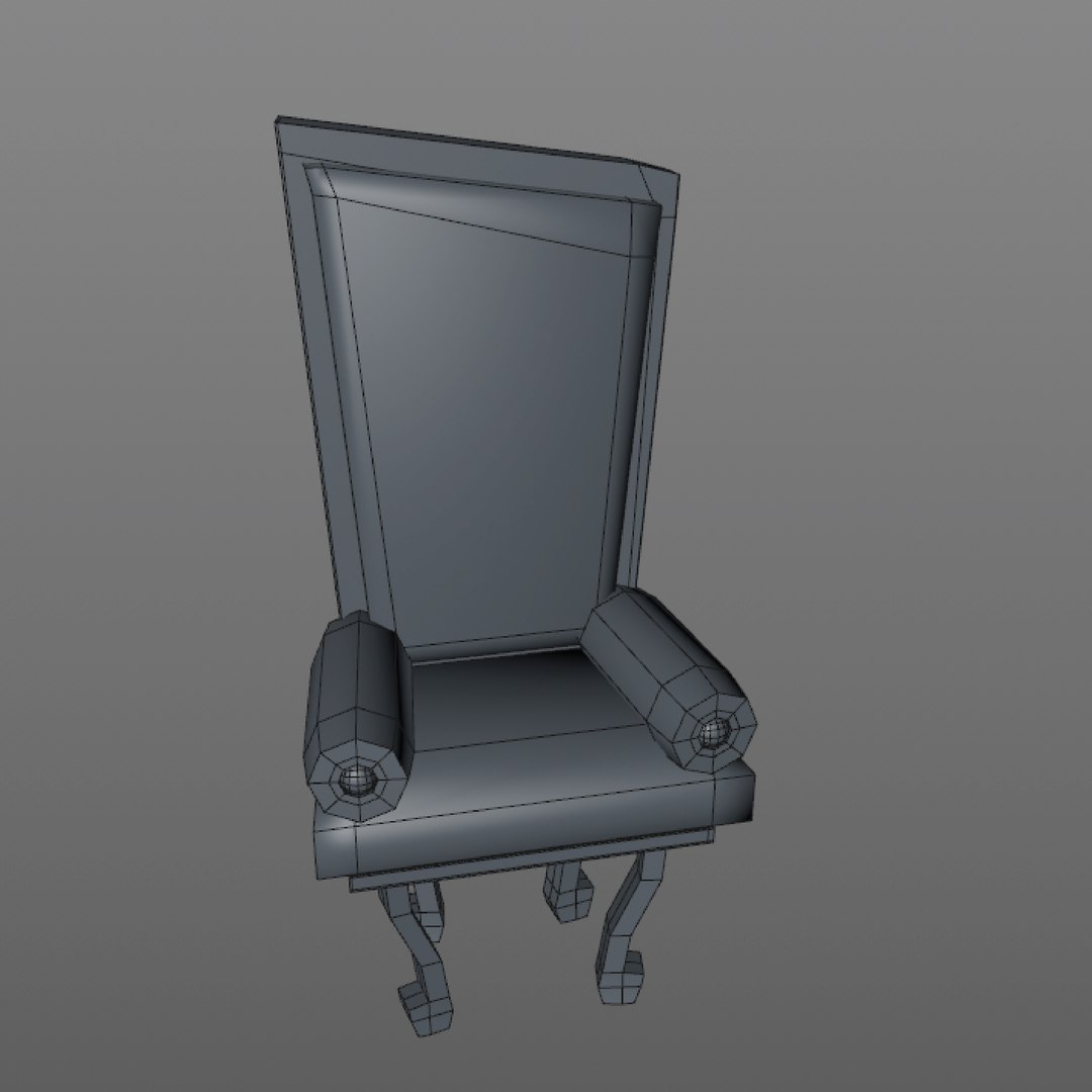 Cartoon Chair 3D - TurboSquid 1389093