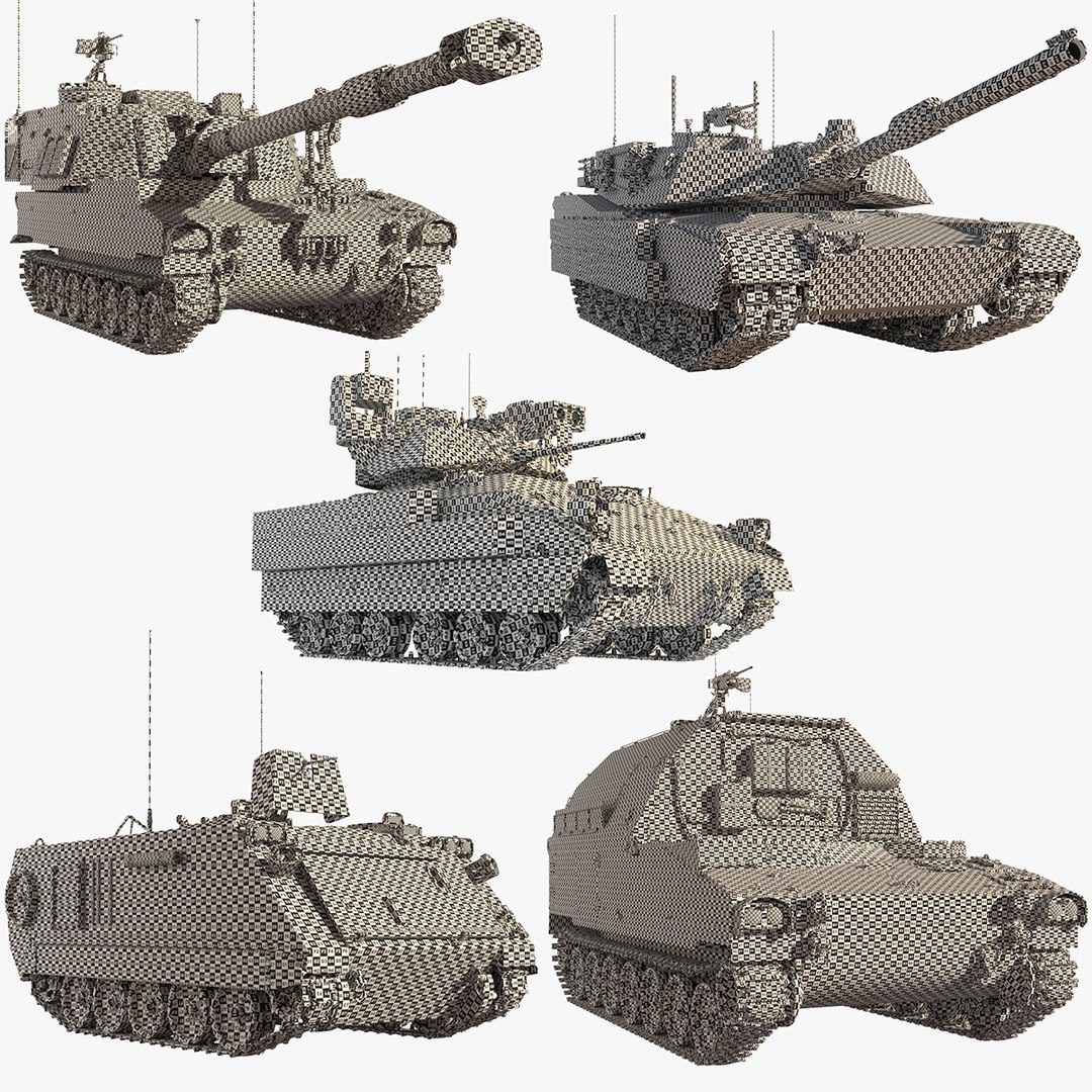 3D American Tanks USA UVW Only - TurboSquid 2430236