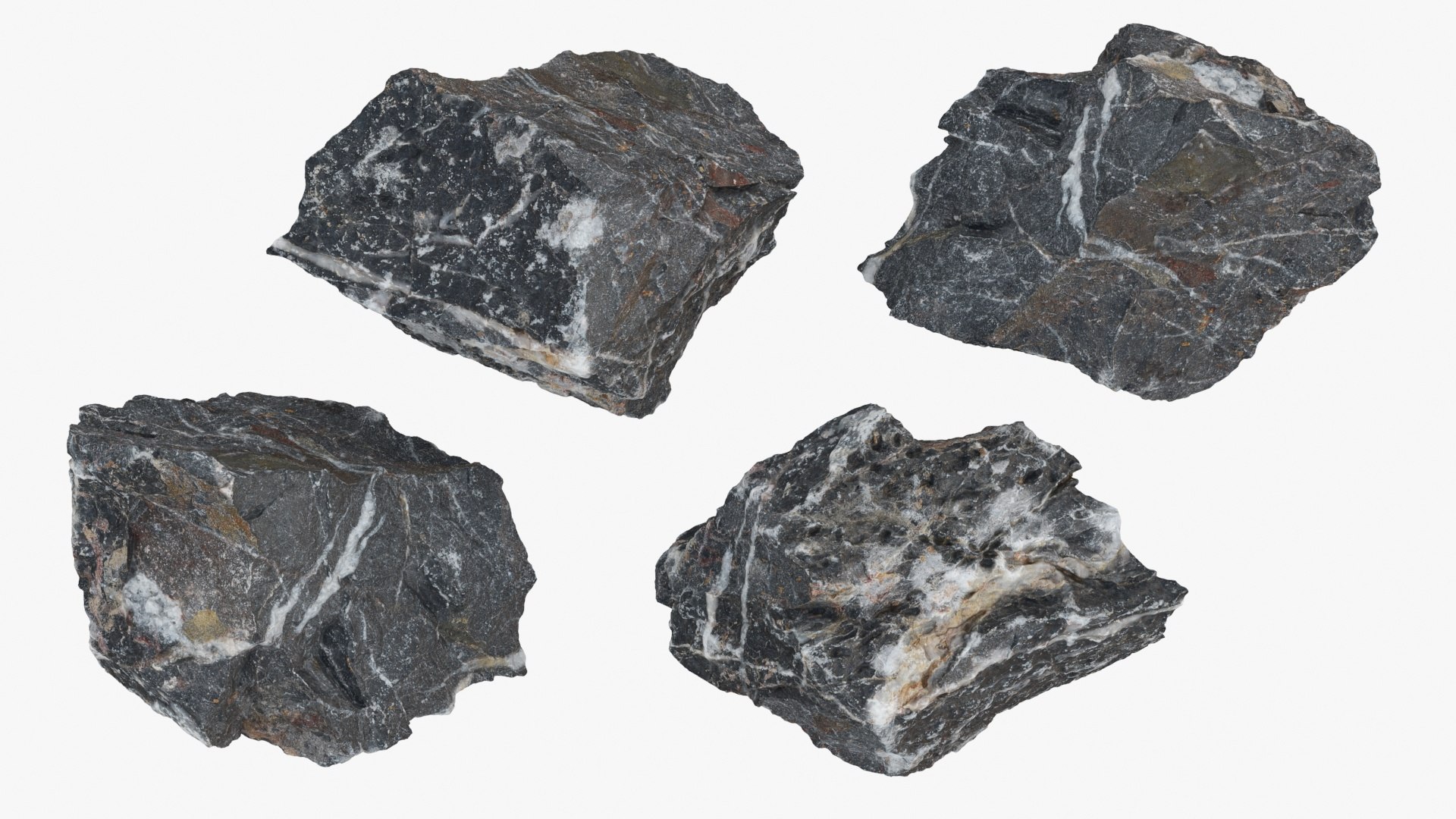 3D Seiryu Stone Collection - TurboSquid 2333576
