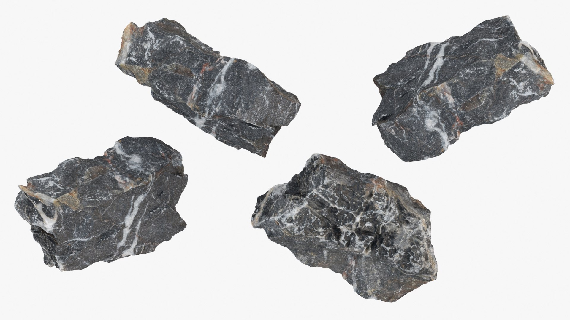 3D Seiryu Stone Collection - TurboSquid 2333576