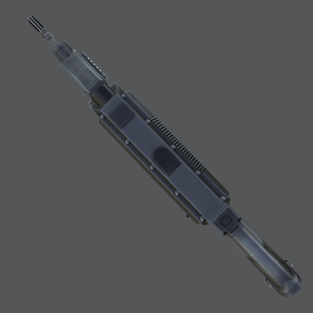 3d xm29 oicw rifle model