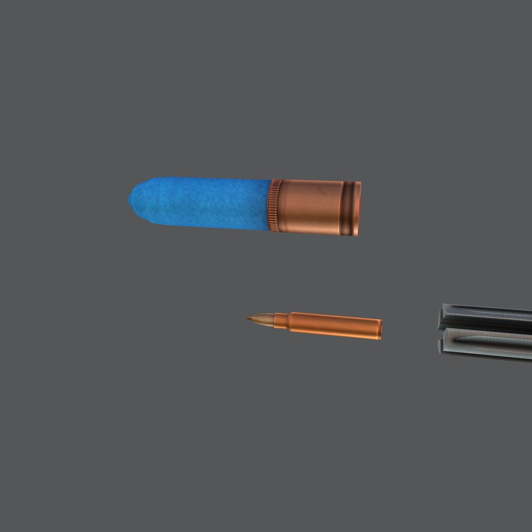 3d xm29 oicw rifle model