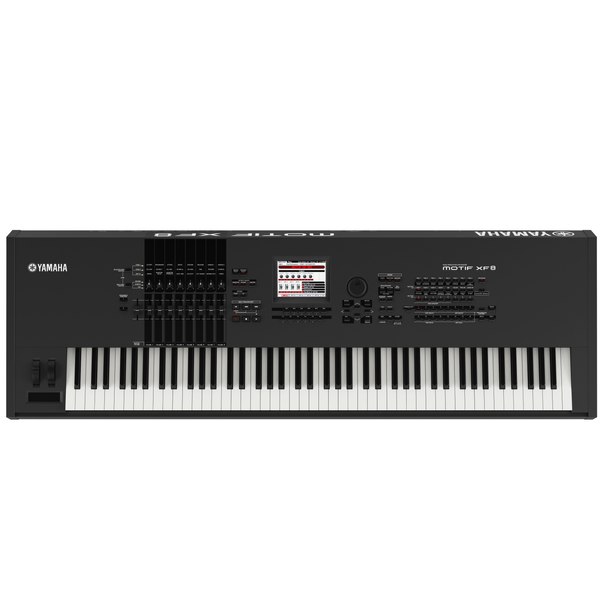 3d model of synthesizer yamaha motif xf8
