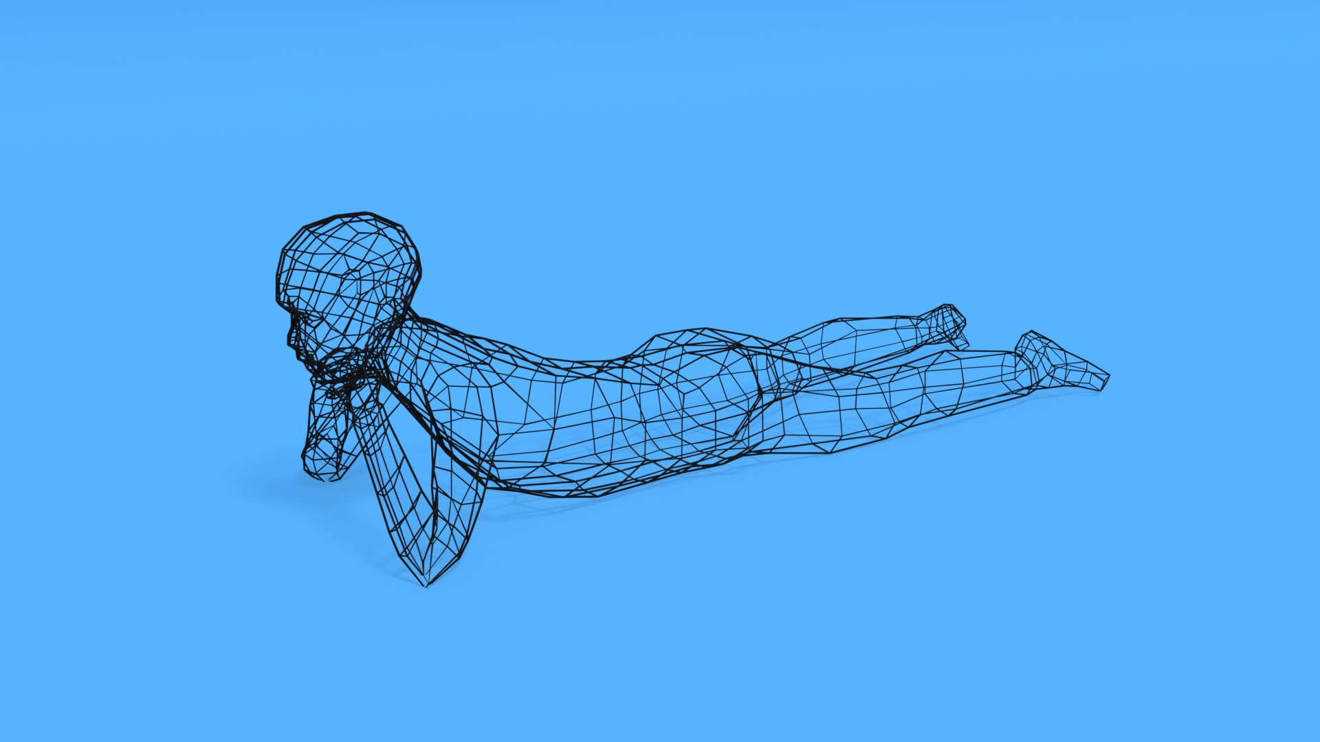 3D Model Kid Laying - TurboSquid 1460489