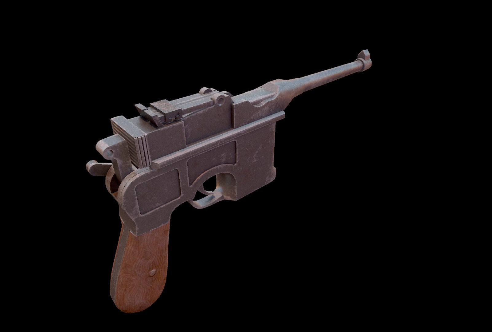 3D Mauser C96 - TurboSquid 1152830