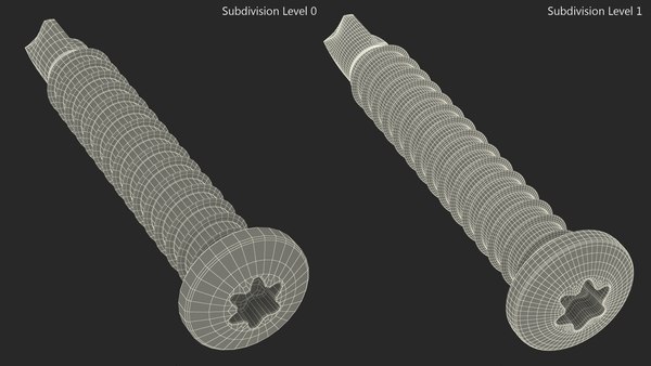 modelo 3d Auto tornillo de perforación - TurboSquid 2240431