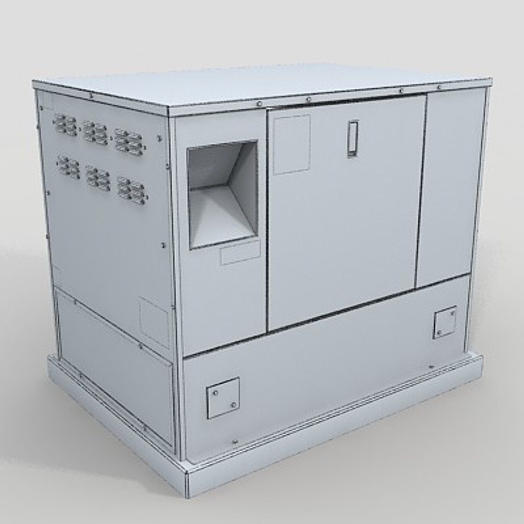 3d Electrical Box 4 Model
