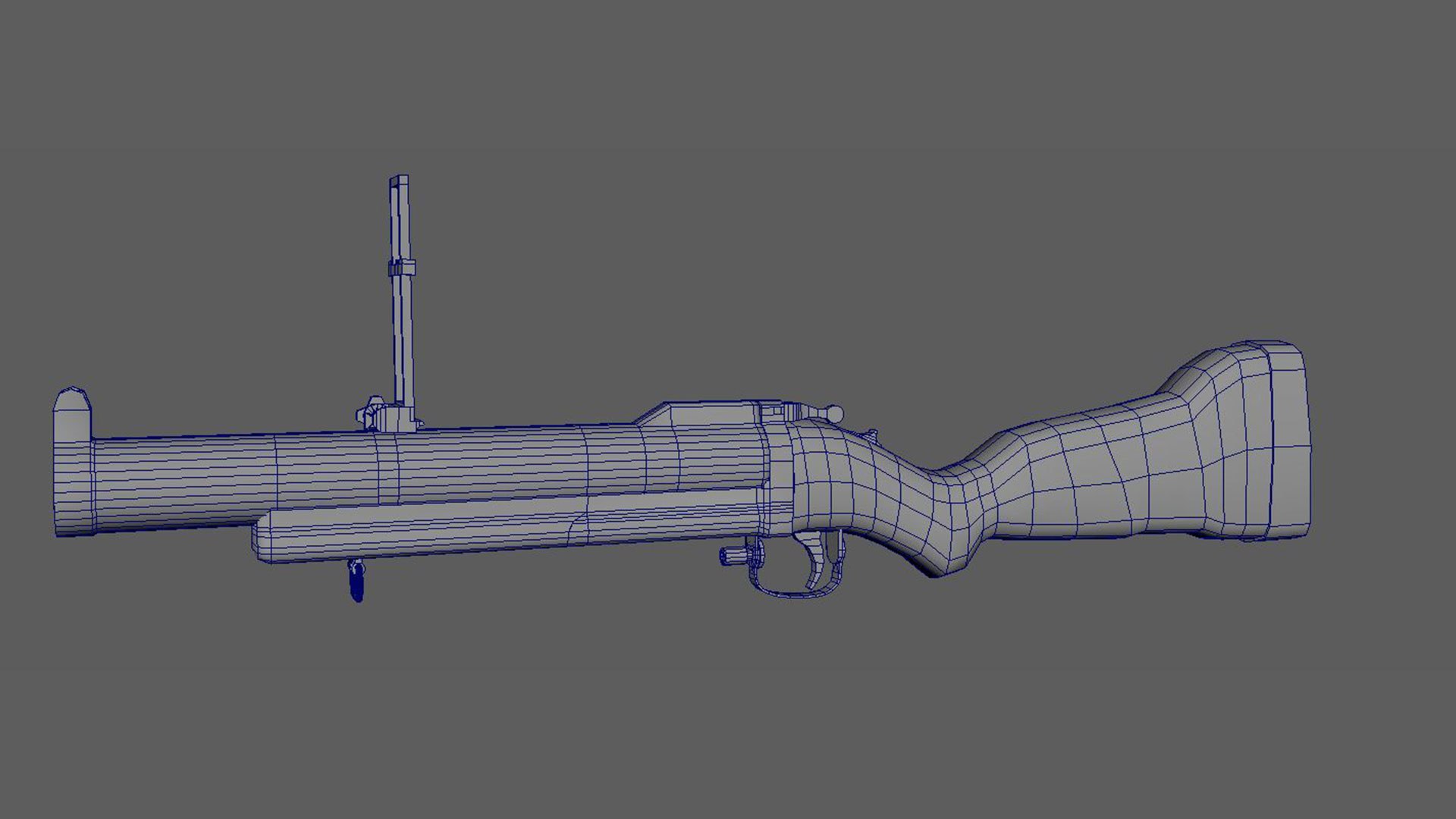 3D M79 Grenade Launcher Low-poly - TurboSquid 2028010