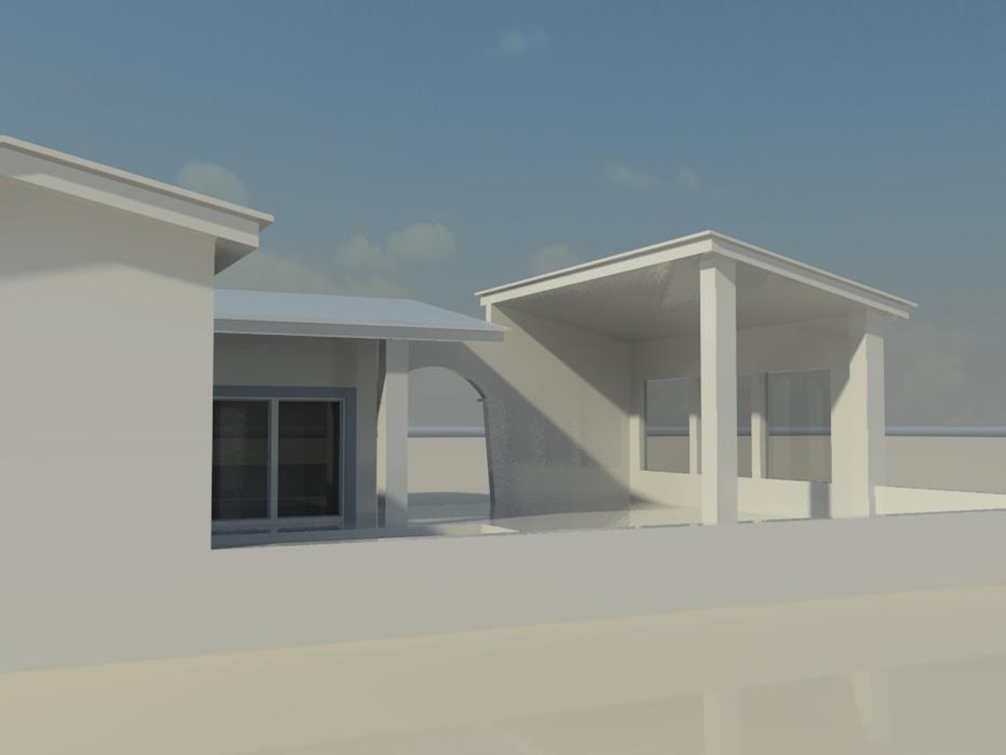house coast architecture 3d model