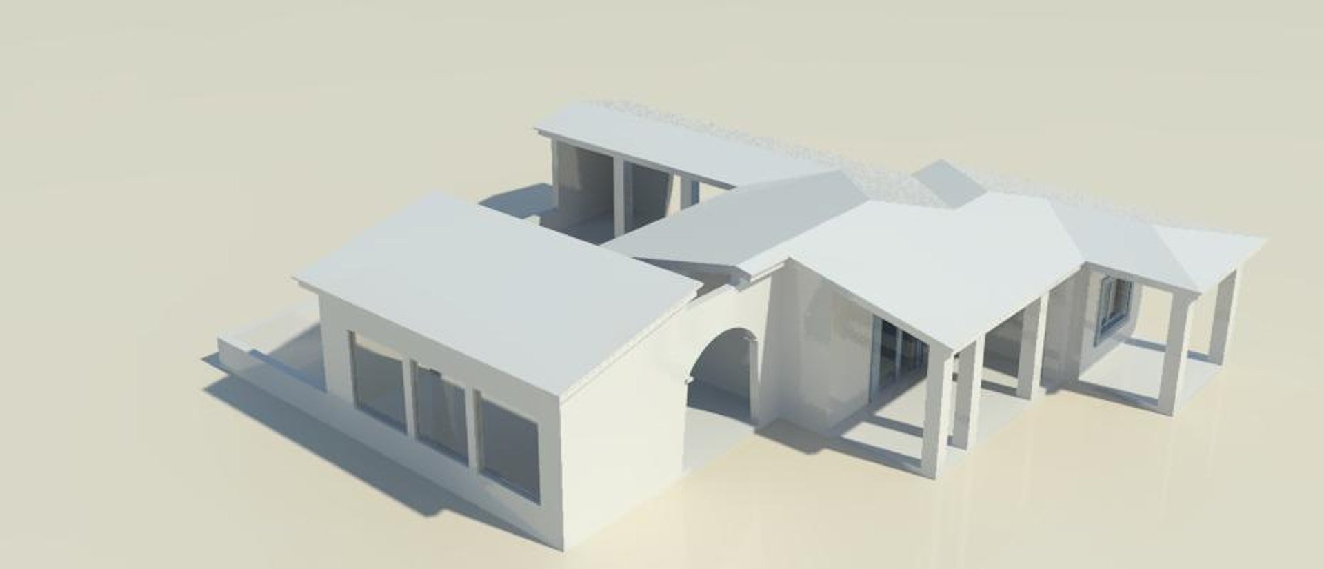 house coast architecture 3d model
