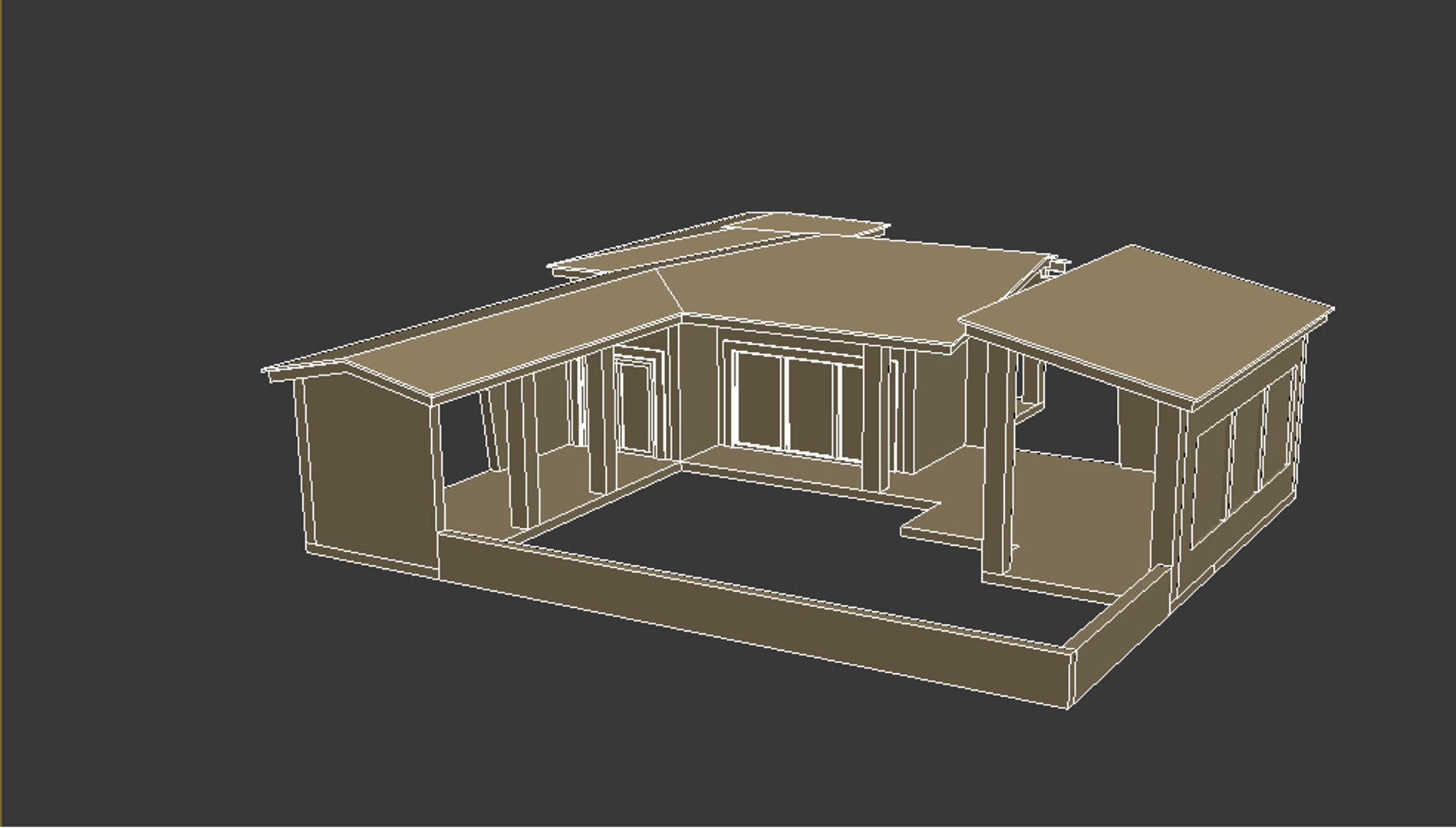 house coast architecture 3d model