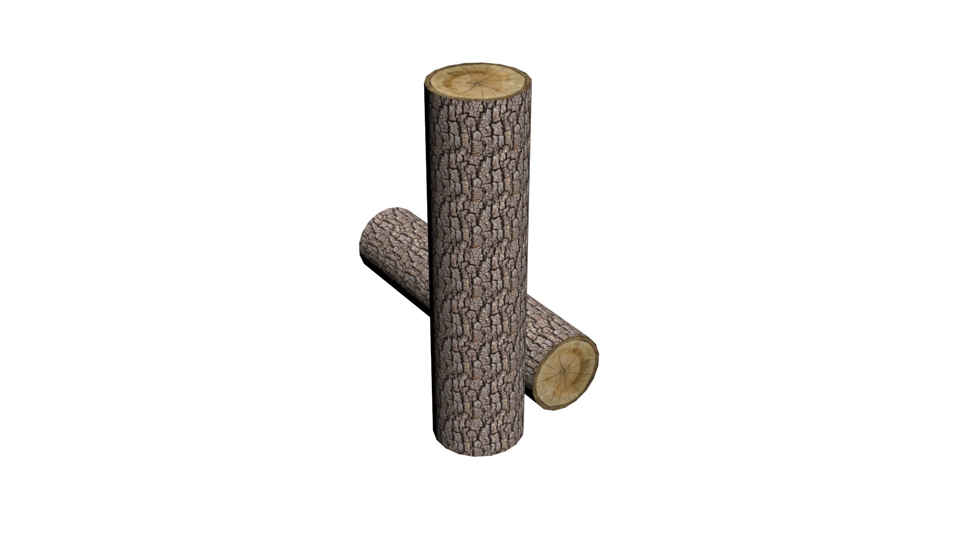 Wood Log 3D Model - TurboSquid 1614889