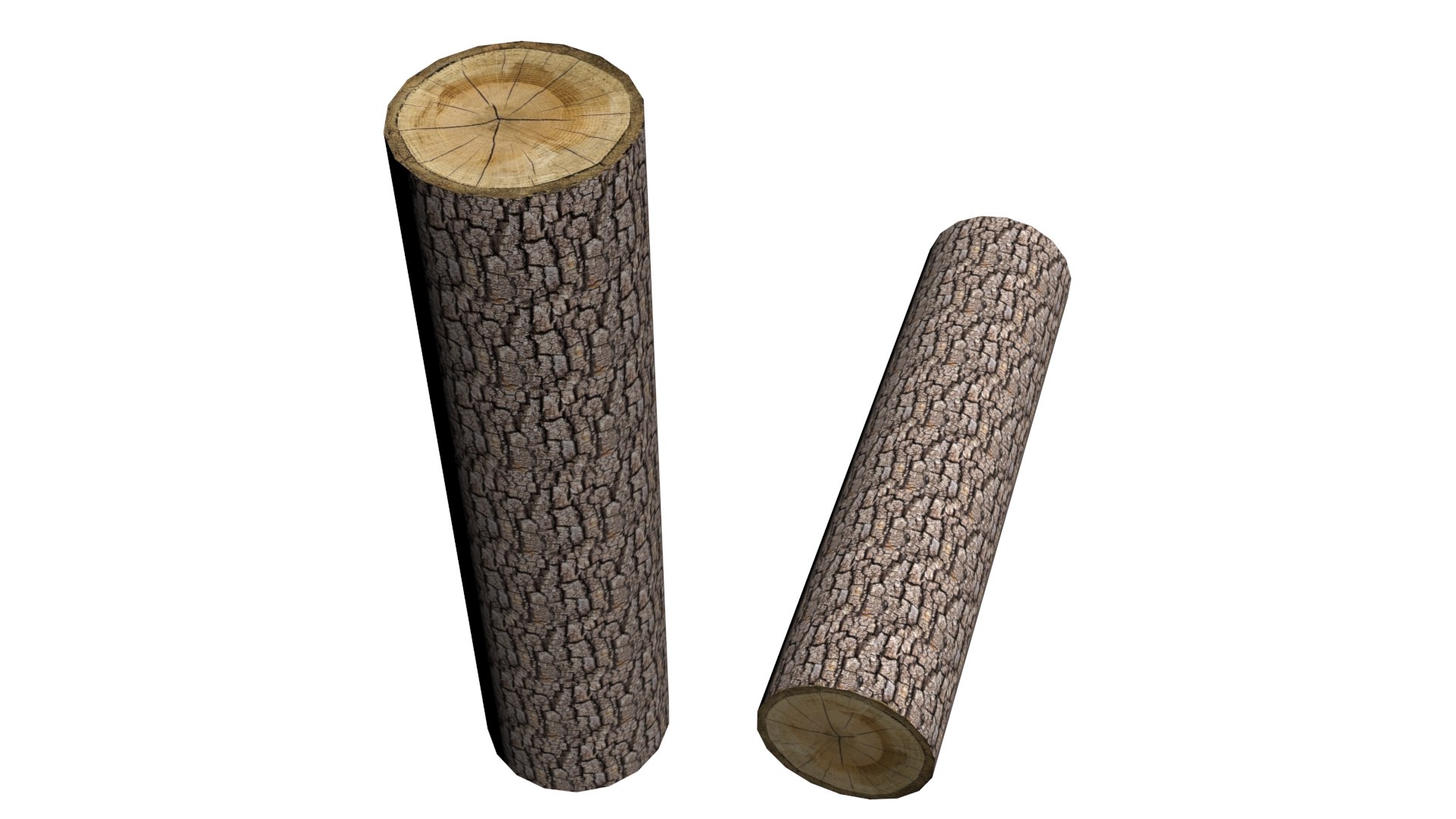 Wood Log 3D Model - TurboSquid 1614889