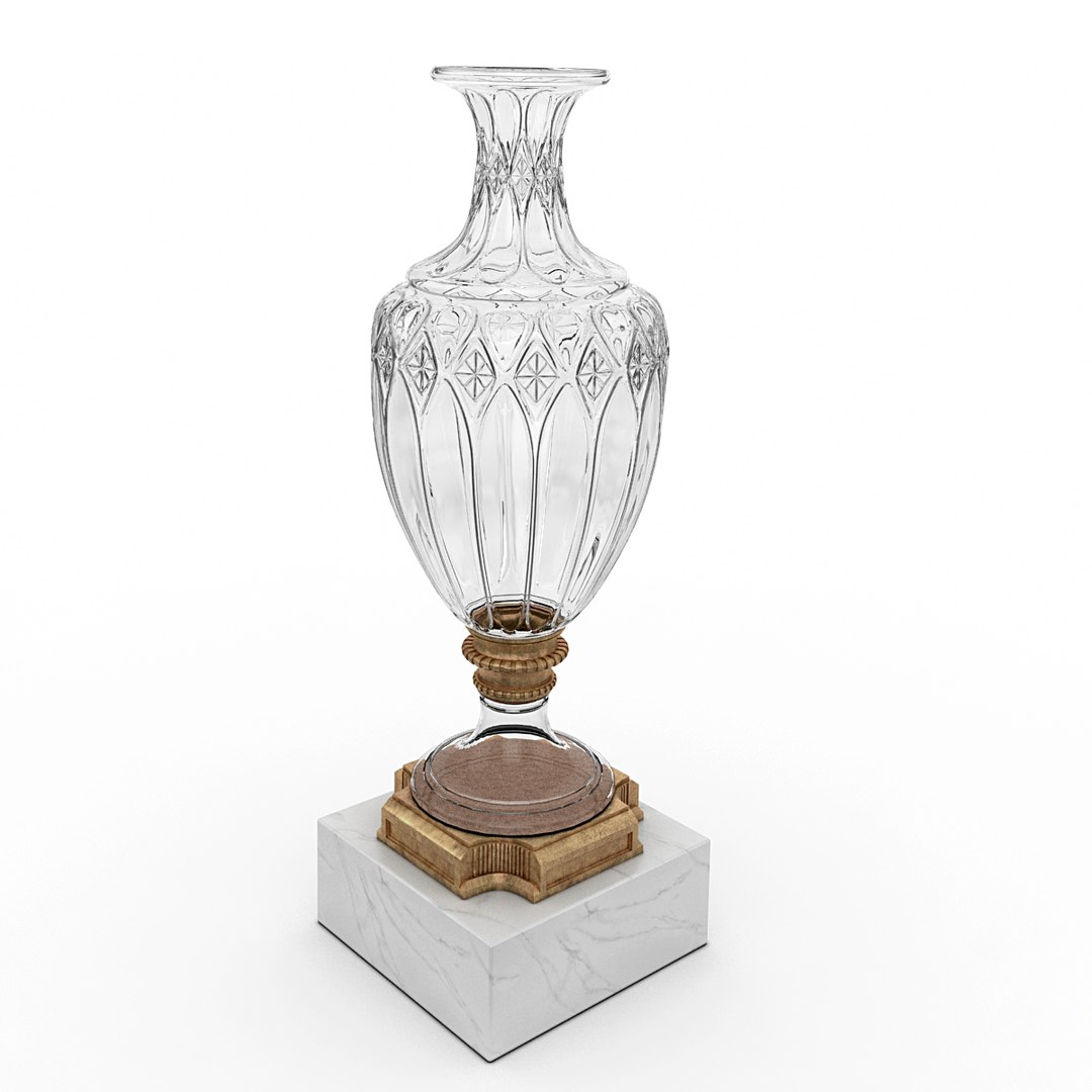 Vase French Baccarat 3D Model - TurboSquid 1549359