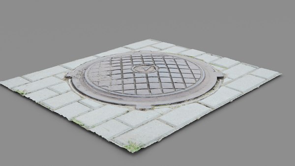 Cover manhole 03 high-poly 3D model 3D model - TurboSquid 1954725
