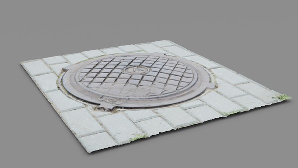 Cover manhole 03 high-poly 3D model 3D model - TurboSquid 1954725