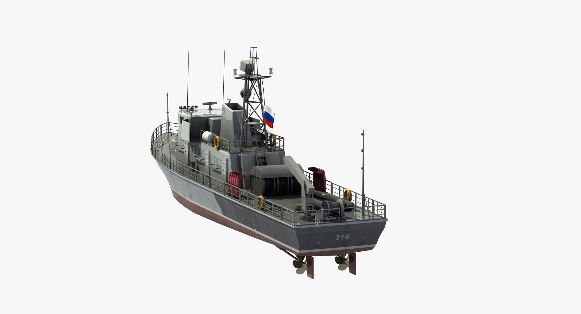 3D model lida class minesweeper - TurboSquid 1467823