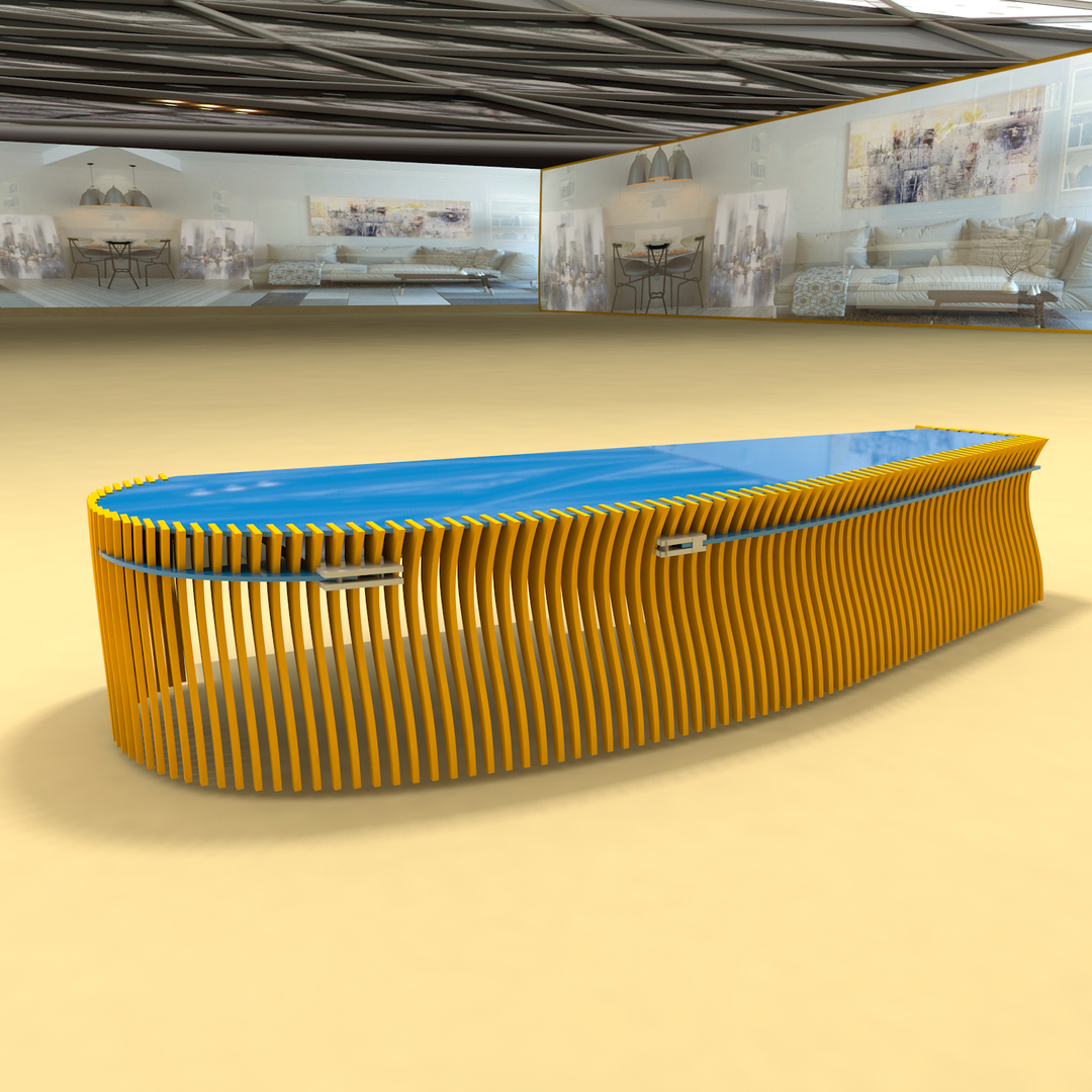 11 office tables model - TurboSquid 1817690